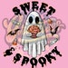 Sweet and Spooky PNG, Ghost Clipart, Concha Clipart, Pan Dulce Clipart ...