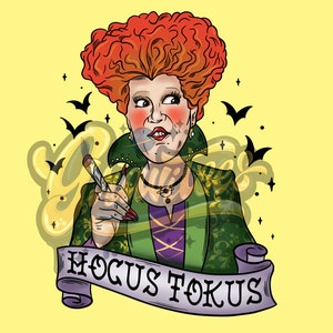 Hocus Tokus PNG, Hocus Pocus Clipart, Halloween Weed Clipart, Pot ...