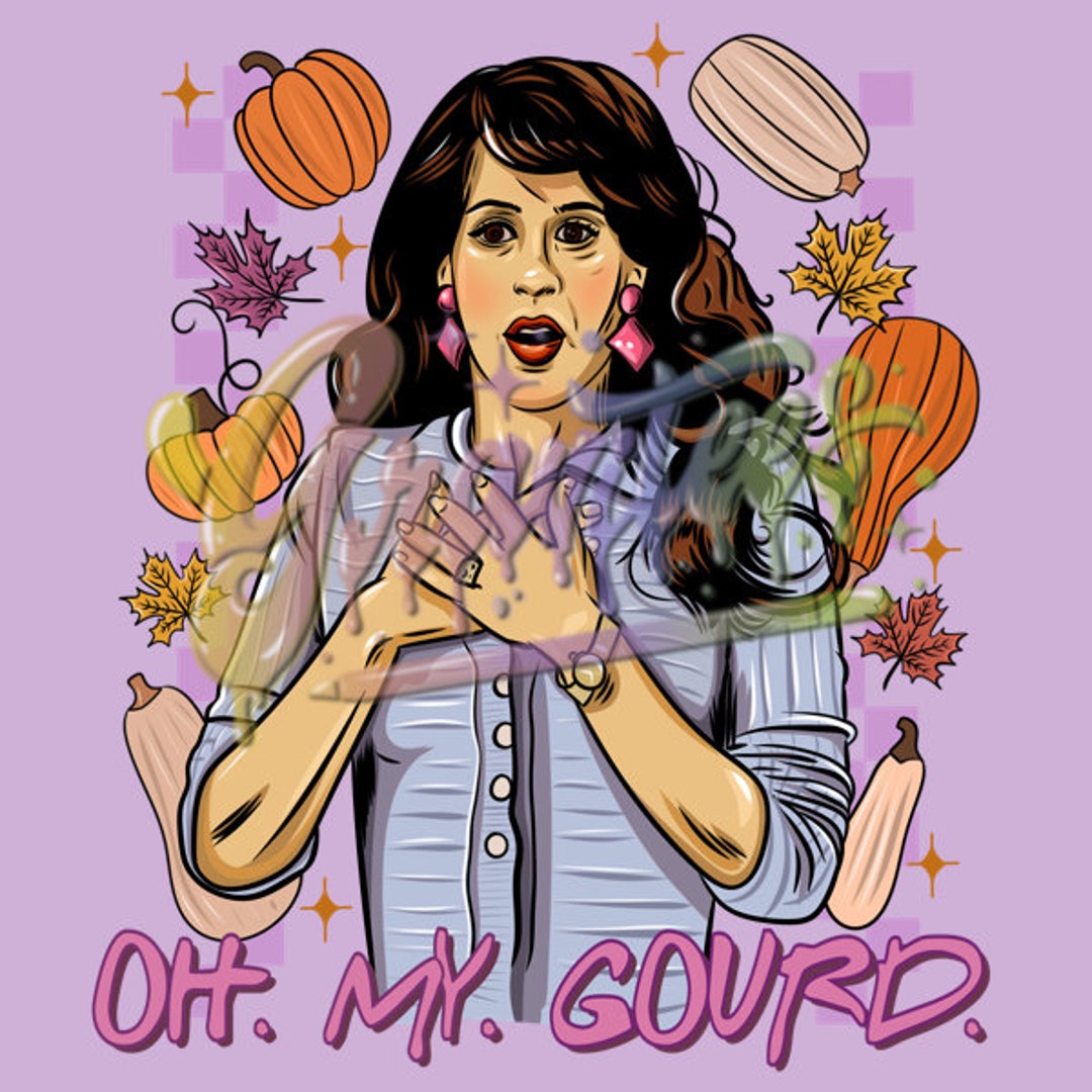 Janice Oh My Gourd Clipart, Janice Friends Thanksgiving Clipart ...