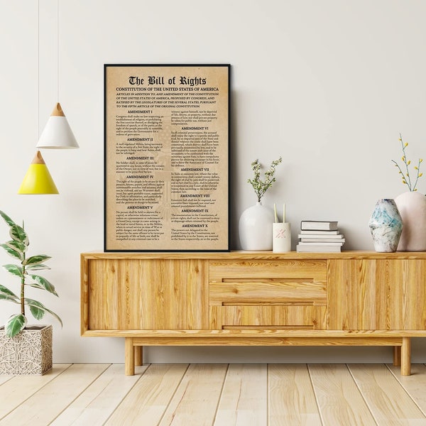 Bill of Rights - Etsy