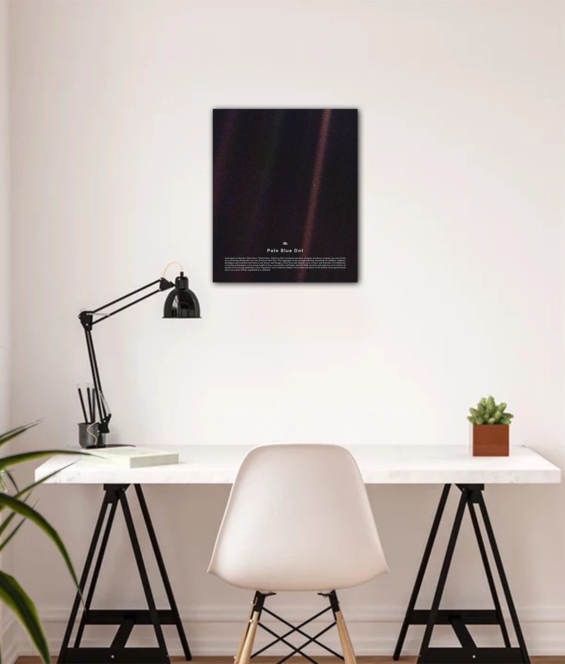 16x20 the Pale Blue Dot Poster Unframed, Carl Poster, Deep Space Art ...