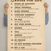 Rules for Life Motivational Poster - Jordan Peterson Inspirational Wall ...