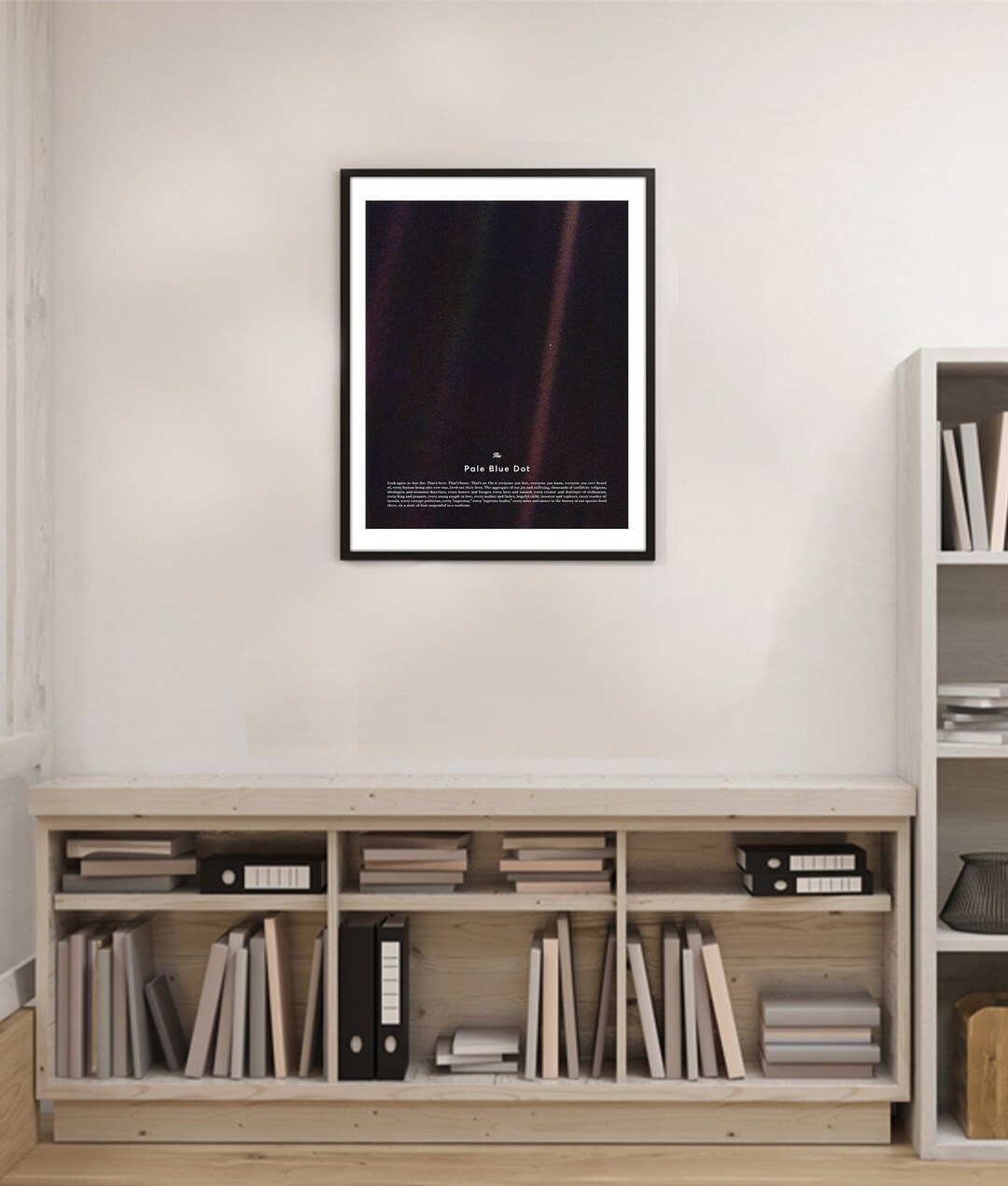 16x20 - the Pale Blue Dot Poster Unframed, Carl Poster, Deep Space Art ...