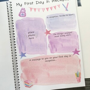 School Memory Book | My First Day at School | Starting School Gift ...