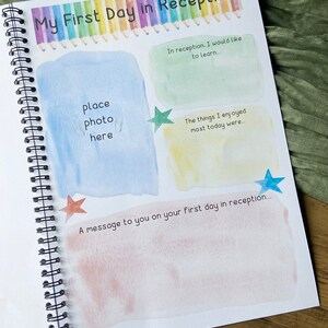 School Memory Book WITH NURSERY | My First Day at School | Starting ...