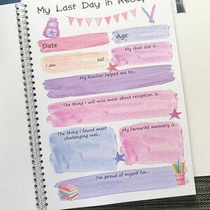 School Memory Book | Starting School | Starting School Gift | School ...