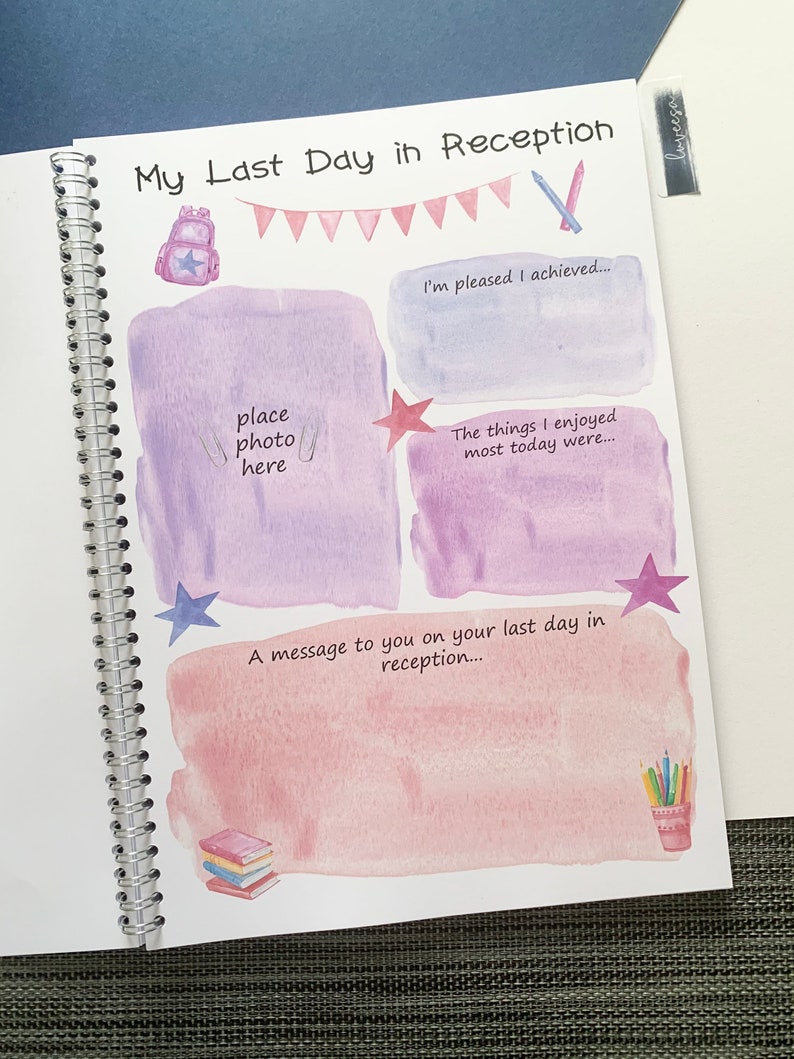 School Memory Book | My First Day at School | Starting School Gift ...