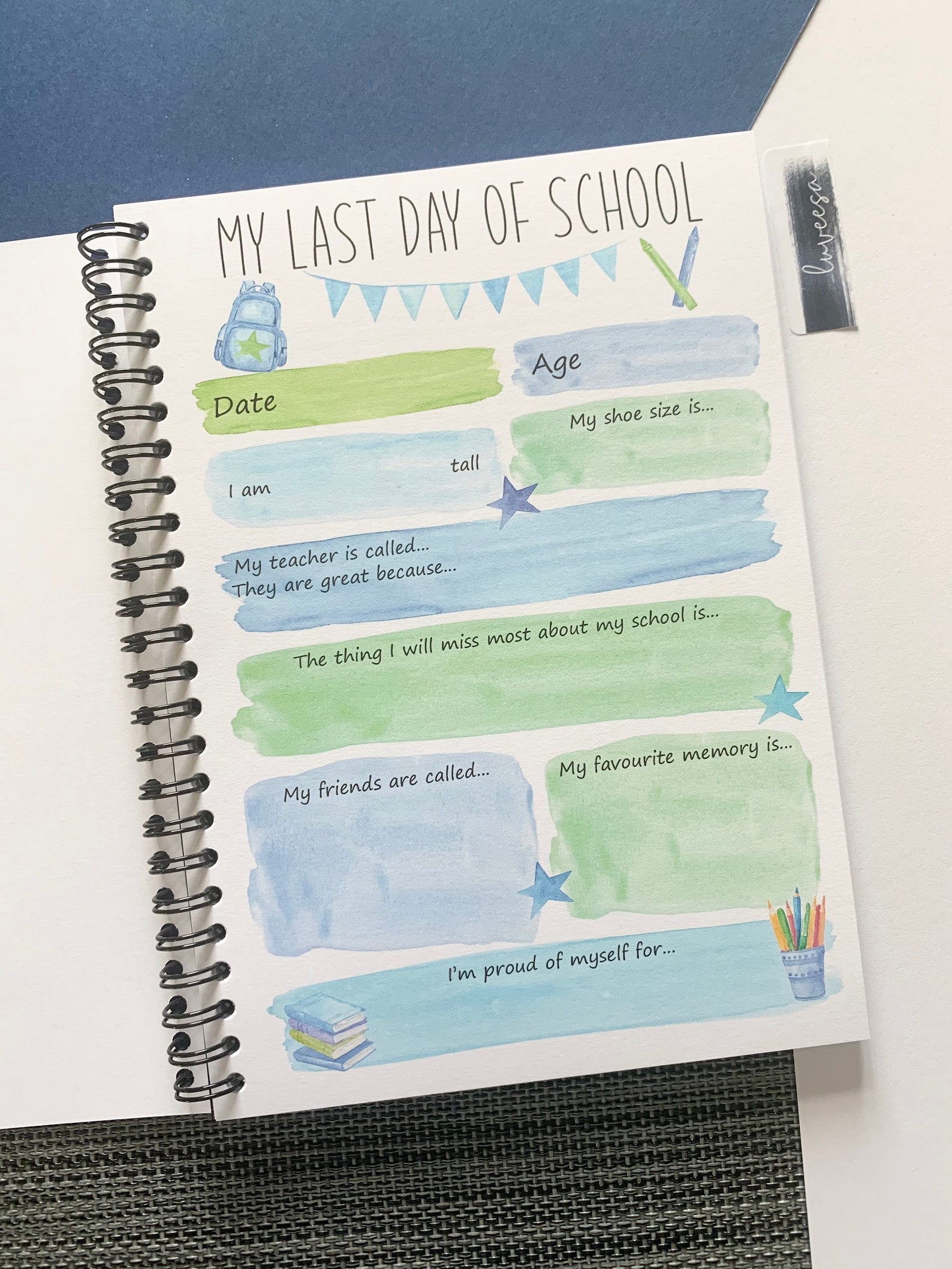 School Leavers Book My Last Day at School School Gift - Etsy UK