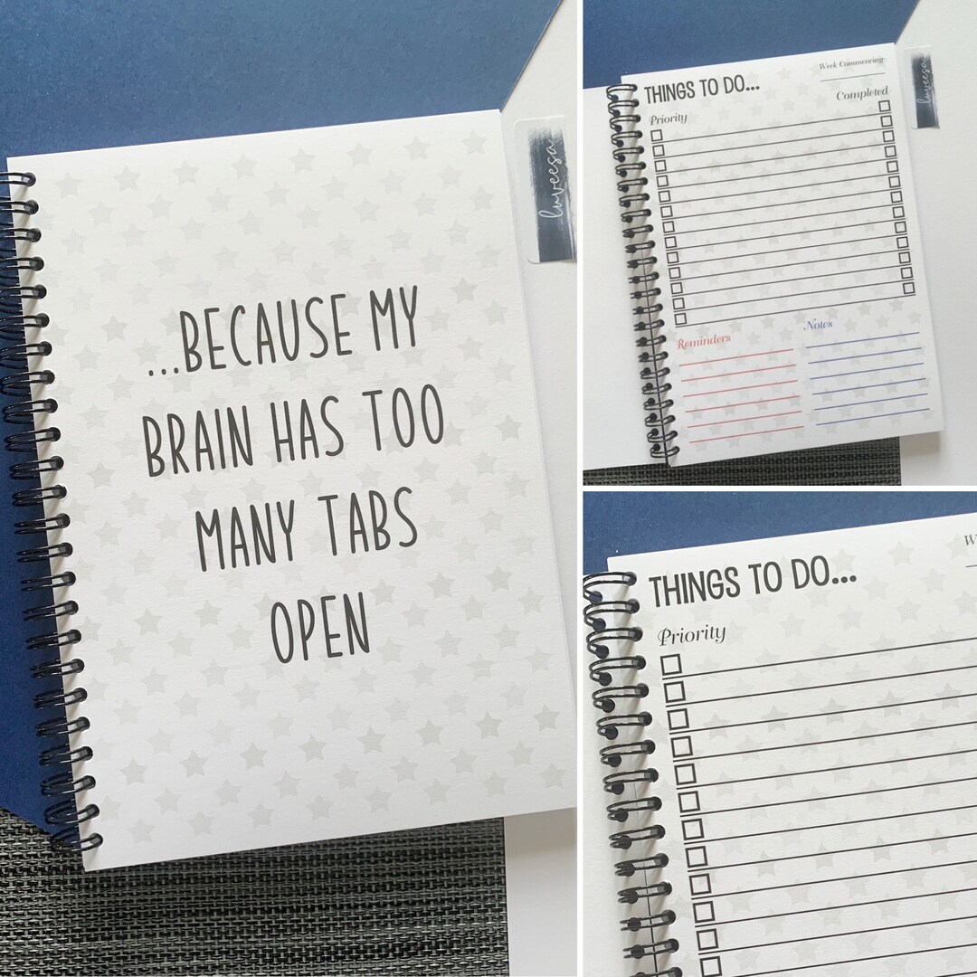 To Do List Notebook | Book of Lists | Notebook | Joke Notebook ...