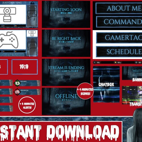 Twitch Stream Overlay Panels Dead by Daylight - Etsy