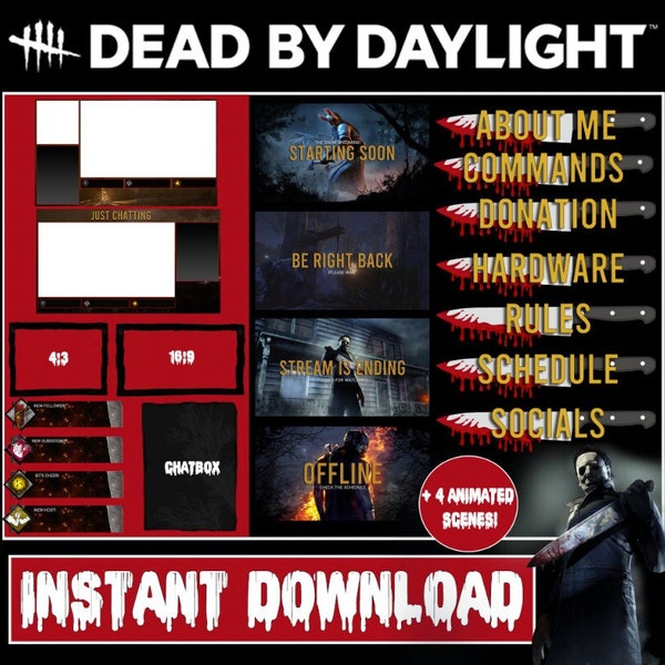 Dead by Daylight Twitch Overlay - Etsy
