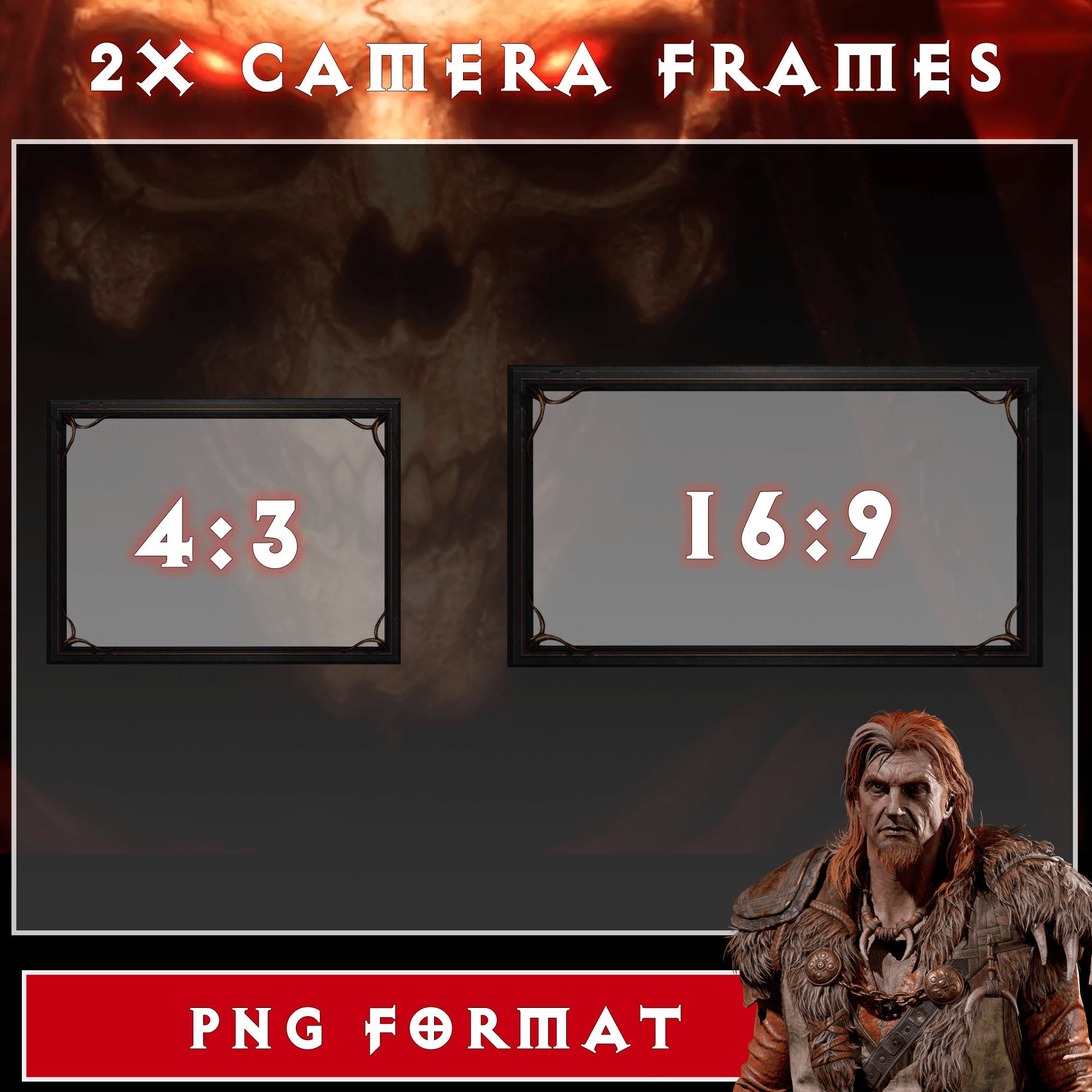 Diablo Fantasy Goth Stream Package for Livestream, Twitch - Etsy