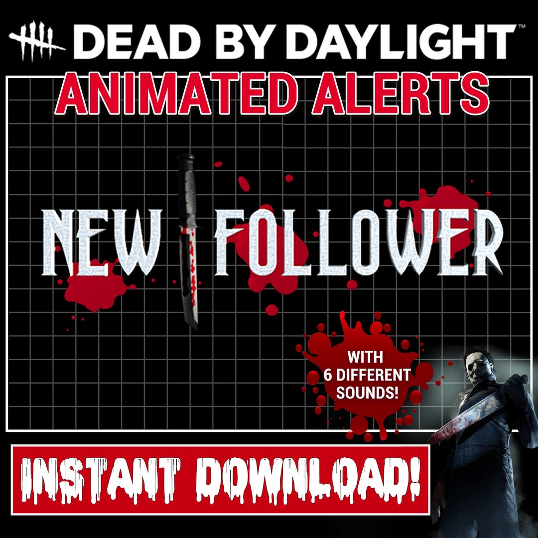 Animated Alerts for Dead by Daylight | Horror Stream | for Livestream ...