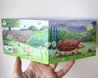 Hedgehog Card | Etsy