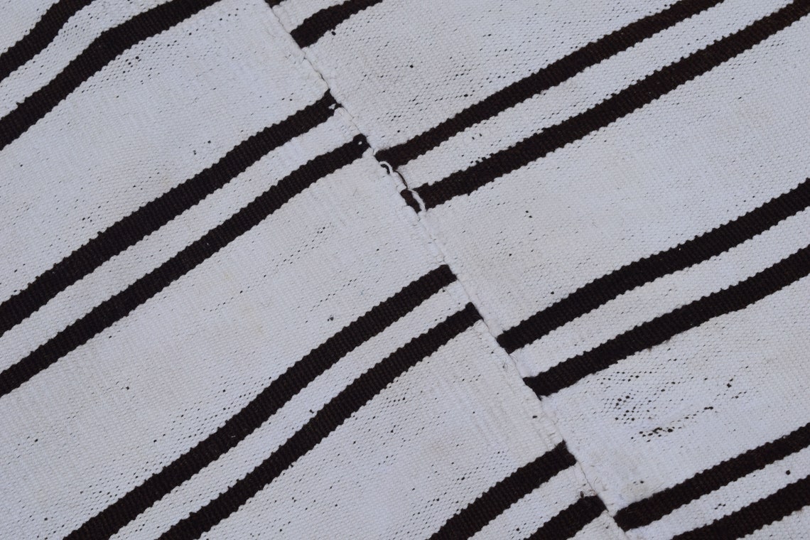 5x10 Striped Rug4'79x10'17 Ft5x10 Vintage Rugoushak - Etsy