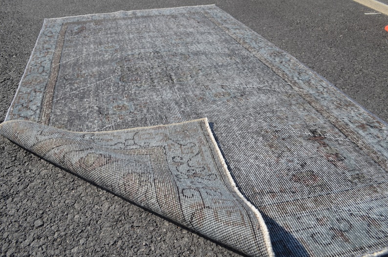 4x7 Gray Rug3'646'89 Feethandmade Wool Rug4x7 - Etsy