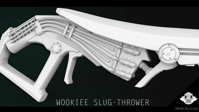 Wookiee Slug Thrower 3D Printed Kit - Etsy