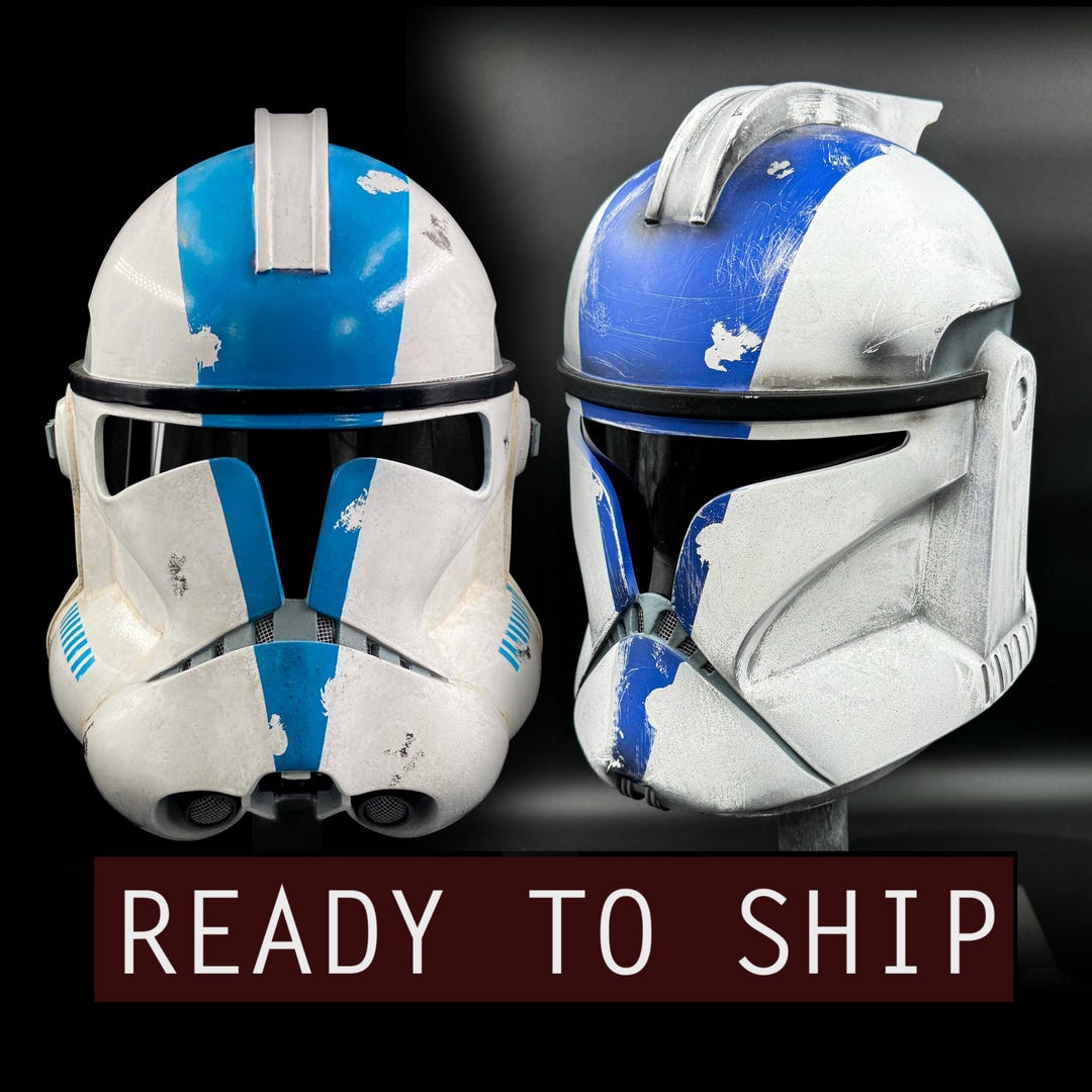 501st Set Clone Trooper Phase 1 and Phase 2 Helmets - Etsy