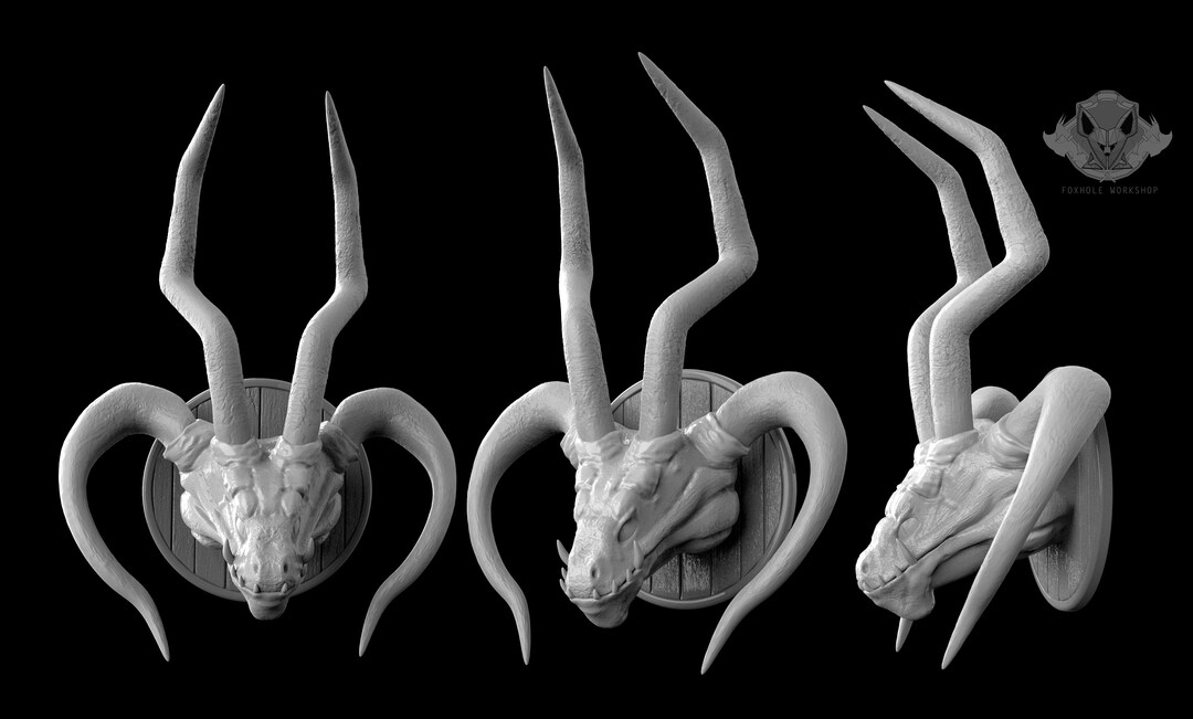 Valheim Drake Wall Mount Trophy 3D Printed Kit - Etsy