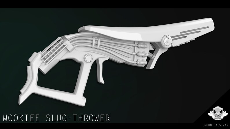 Wookiee Slug Thrower 3D Printed Kit | Etsy