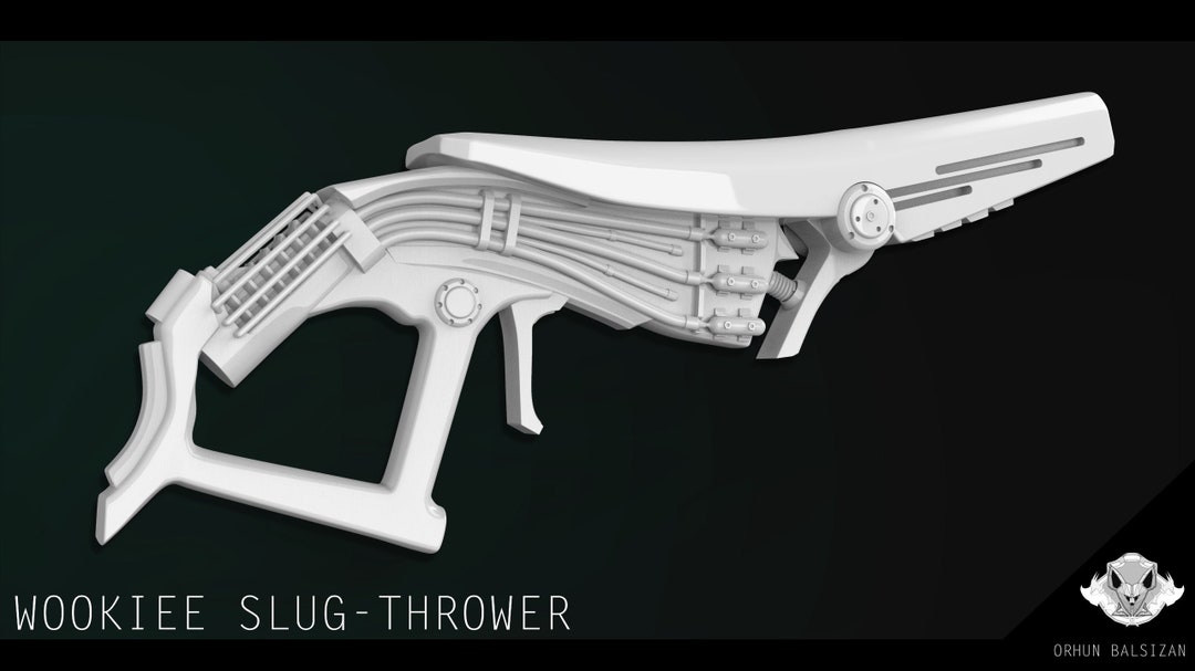 Wookiee Slug Thrower 3D Printed Kit - Etsy