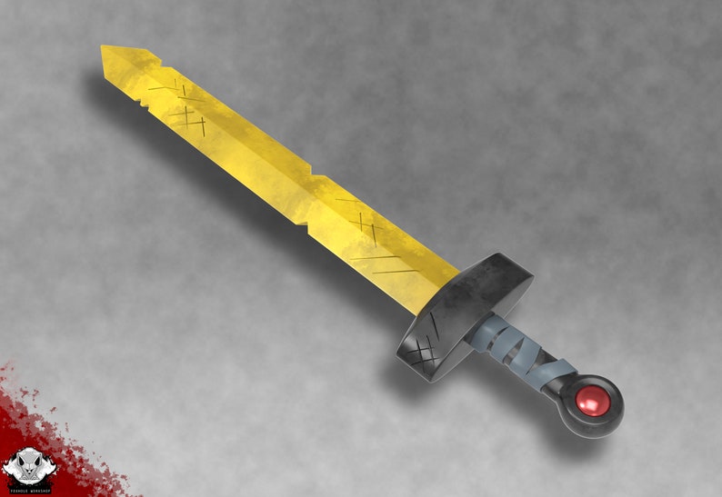 Adventure Time Scarlet Sword 3D MODEL | Etsy Australia