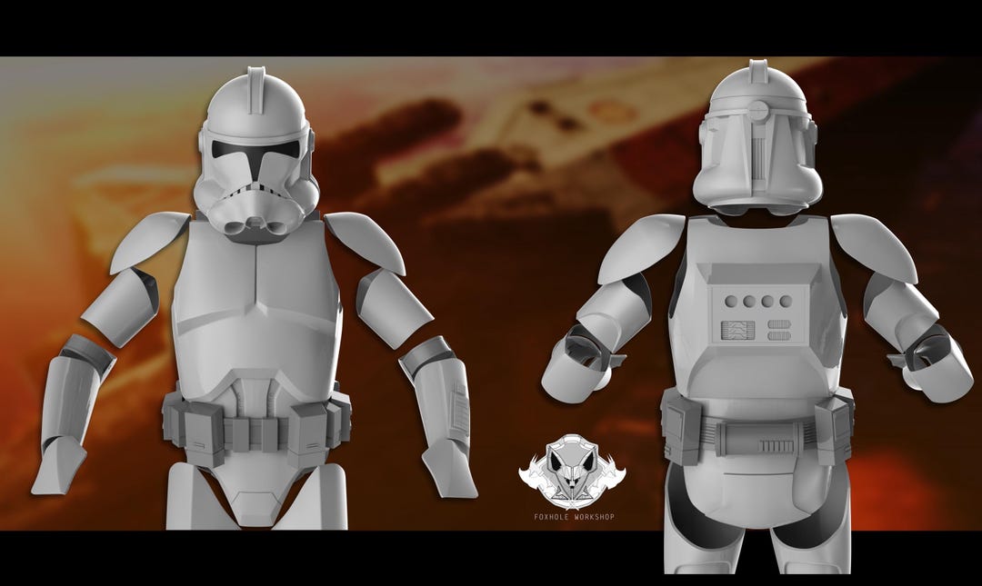 Complete Clone Trooper Armor Set - Etsy New Zealand