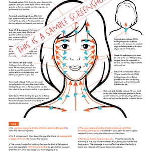 Gua Sha Technique Guide, PRINTABLE (instant Digital Download ...