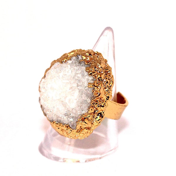 Druzy Ring - Etsy