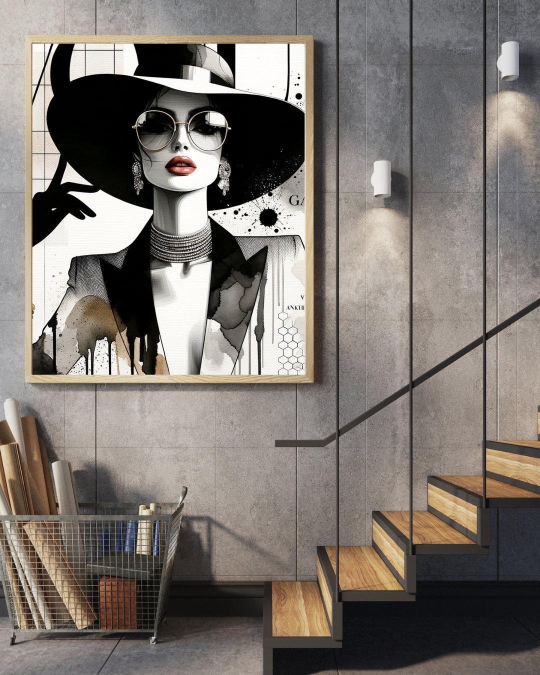 Chic Vogue Style Satin Poster 3 Sizes Vintage Vogue Wall Art Vogue ...