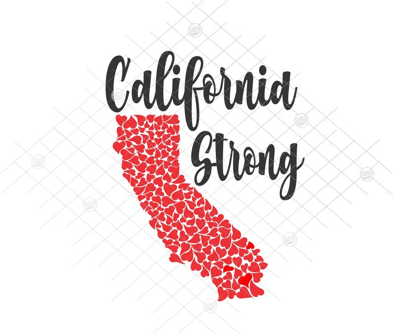 California Strong Svg Png Jpg Digital Download, California Image ...