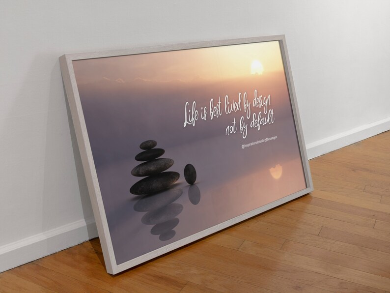 Life is Best Lived Printable Poster PDF Inspirational Quote - Etsy