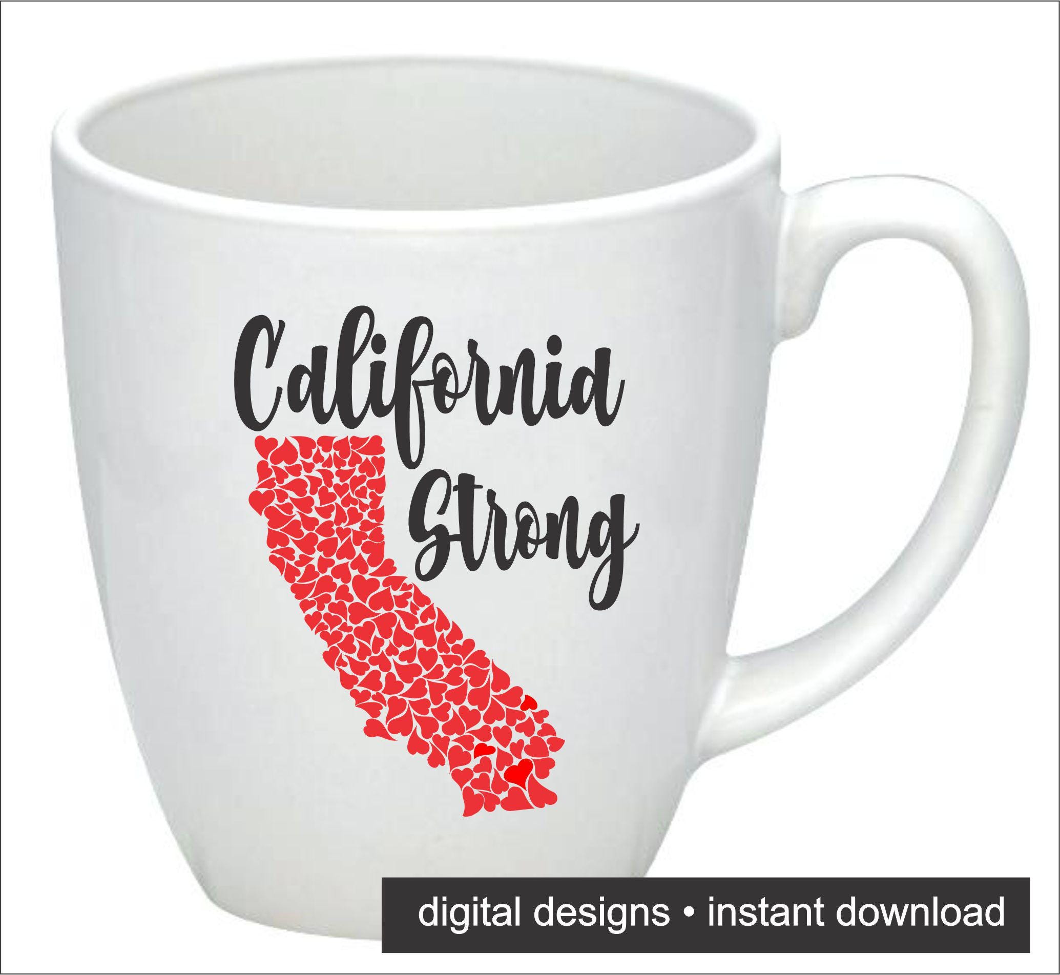 California Strong Svg Png Jpg Digital Download, California Image ...