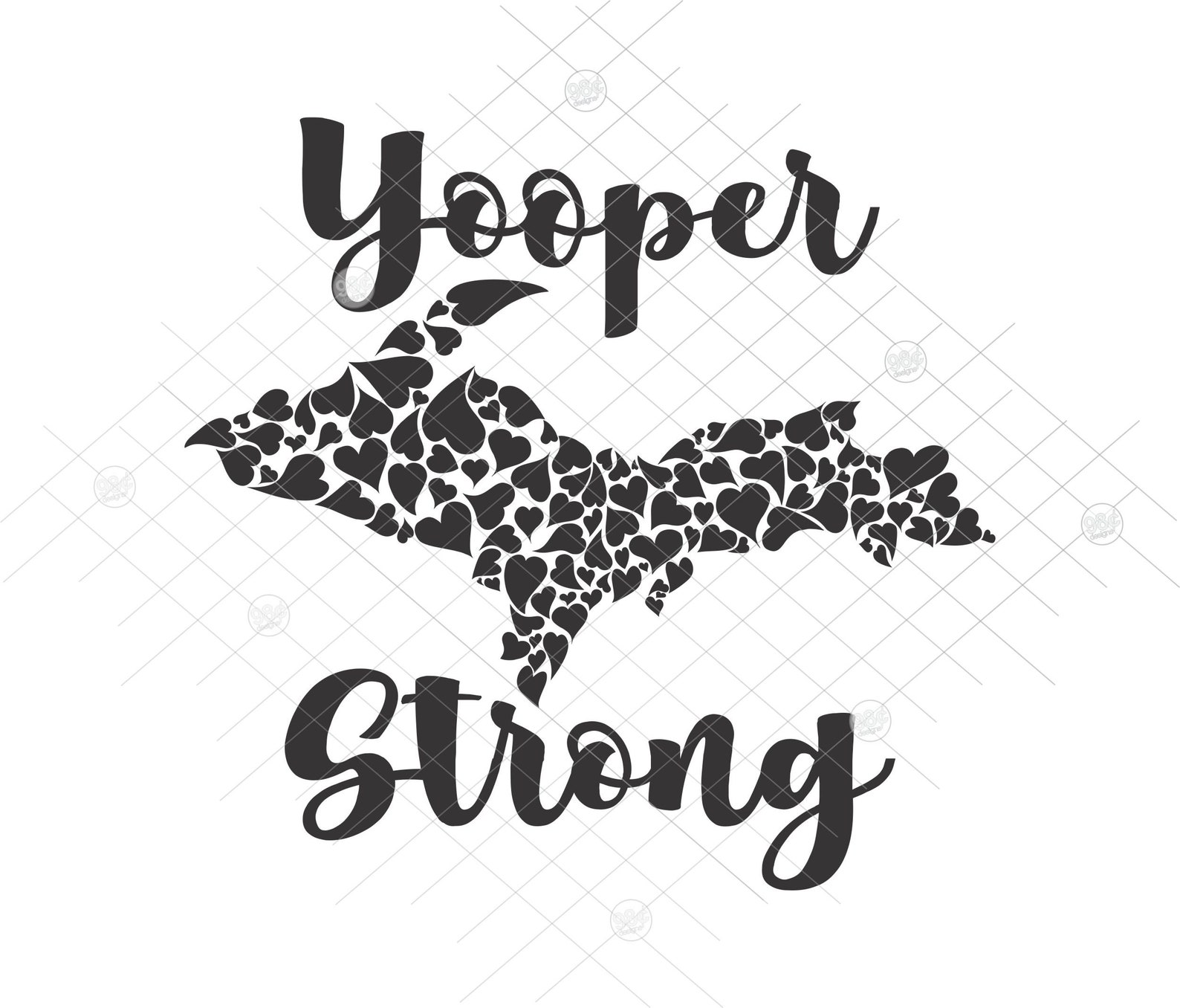 Yooper Strong SVG JPG PNG Digital Download Files, Upper Peninsula ...