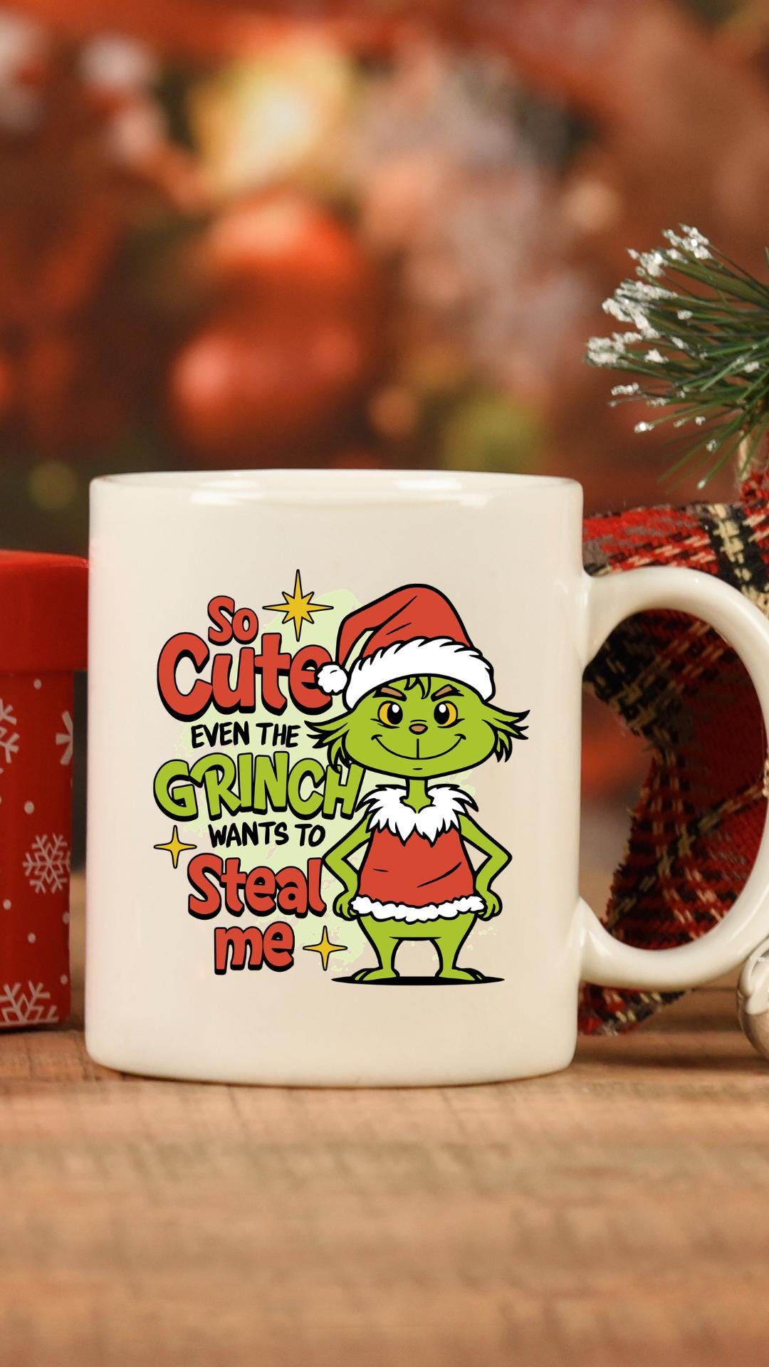 So Cute Even the Grinch Wants to Steal Me SVG PNG JPG Christmas Grinch ...