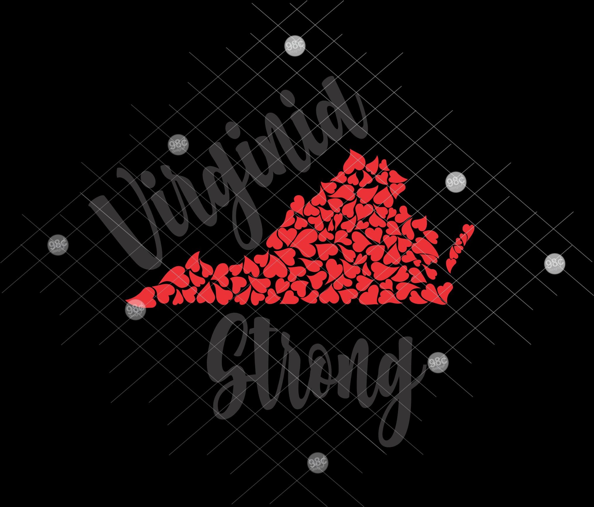 Virginia Strong Svg Png Jpg Digital Download, Virginia Image, Virginia ...