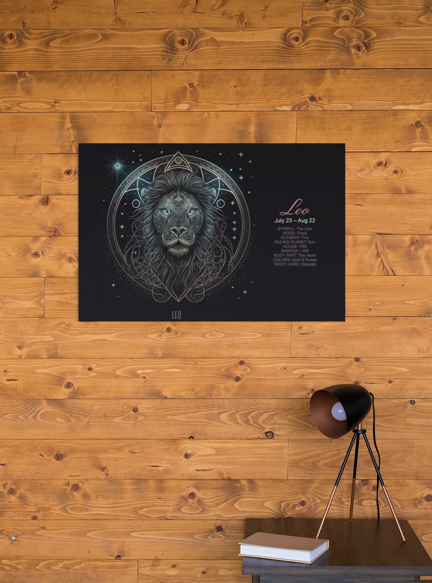 LEO Printable Poster PDF, Zodiac PDF, Astrology Pdf, Horoscope Pdf ...