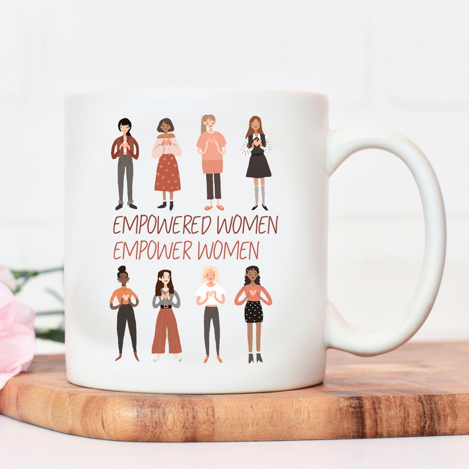 Empowered Women Empower Women Mug Feminist Mugs Mugs For Etsy