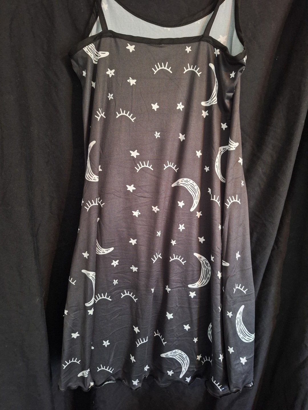 Star and Moon Night Dress - Etsy