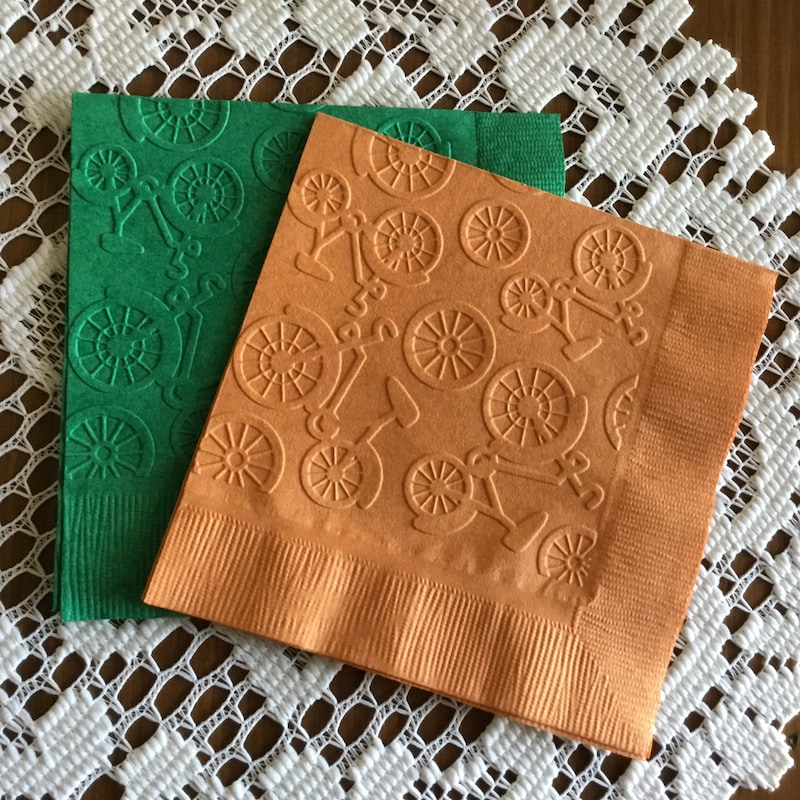 Cocktail Napkins Bike - Etsy