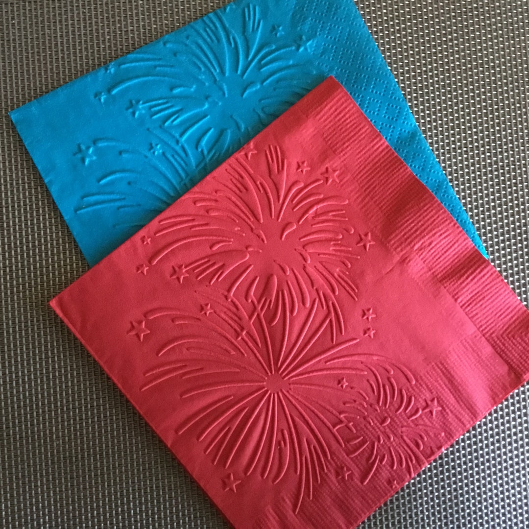 Fireworks - Embossed Napkins - All Occasion - Fourth of July - Picnic ...