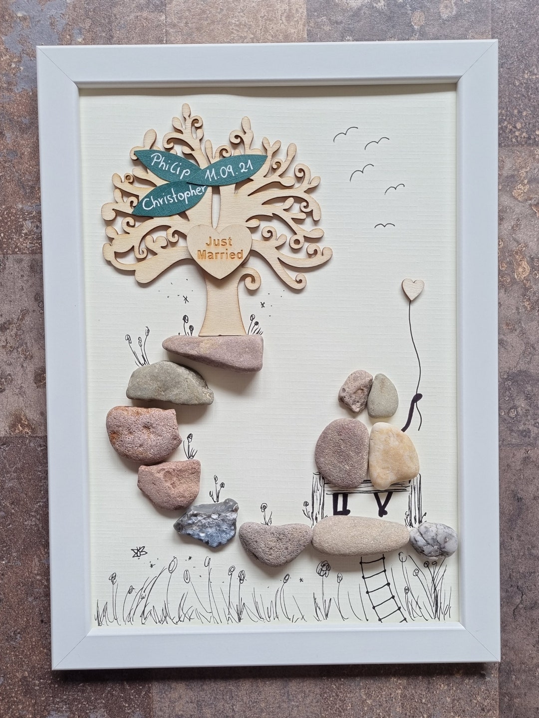 Wedding Gift, Just Married, Family Tree Tree of Life for the Wedding ...