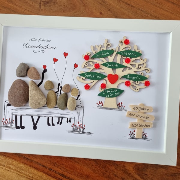Porzellanhochzeit Geschenk Selbstgemacht