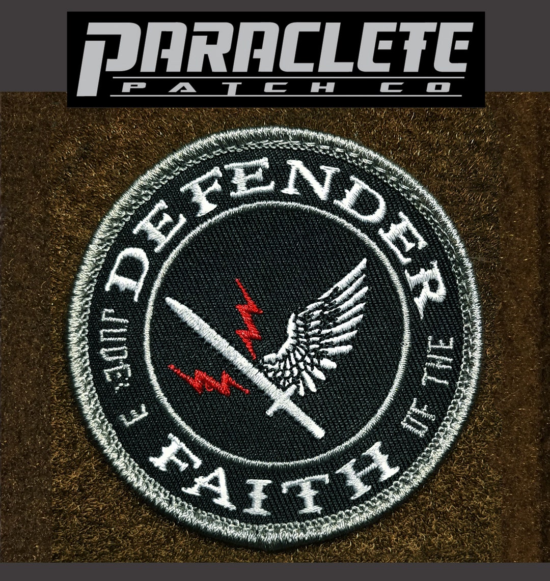 Defender of the Faith - Tactical Scripture Christian Overland Patch 3 ...