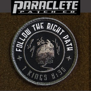 Follow the Right Path - Tactical Scripture Christian Overland Patch 3 ...
