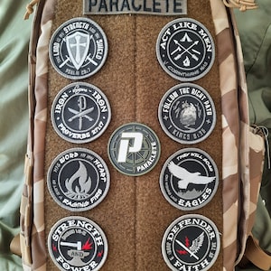 Iron Sharpens Iron - Tactical Scripture Christian Overland Patch 3 ...