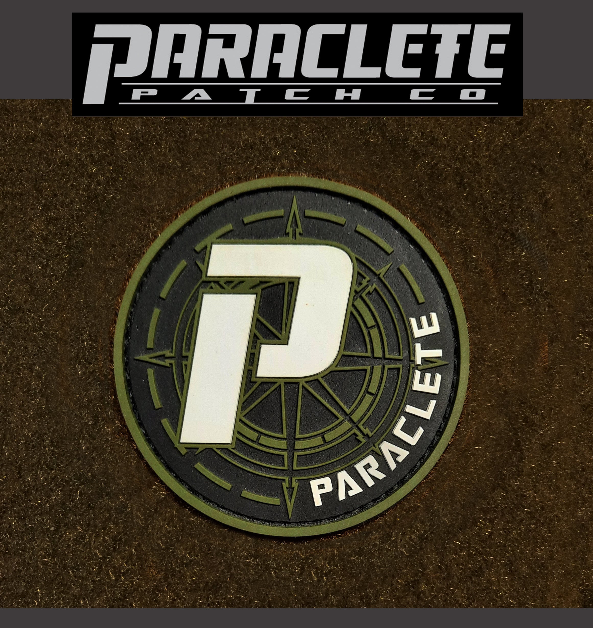 Paraclete Logo PVC Patch Tactical Scripture Christian Overland Patch ...
