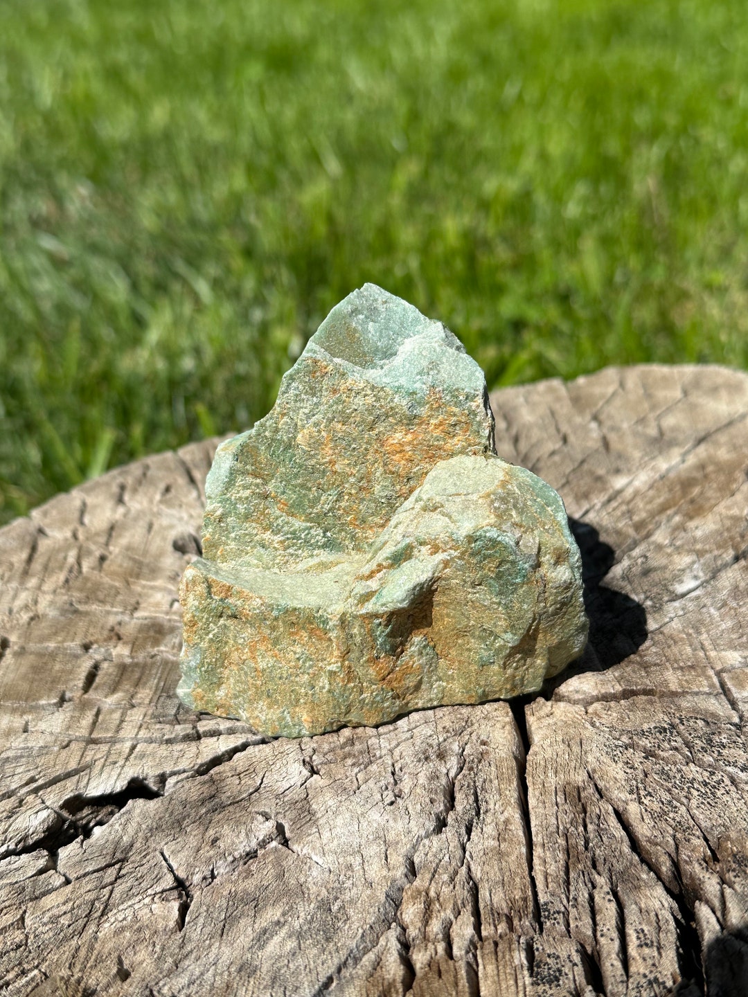 Raw Fuchsite Raw Crystal Point / Crystal Standing Point - Fuchsite ...