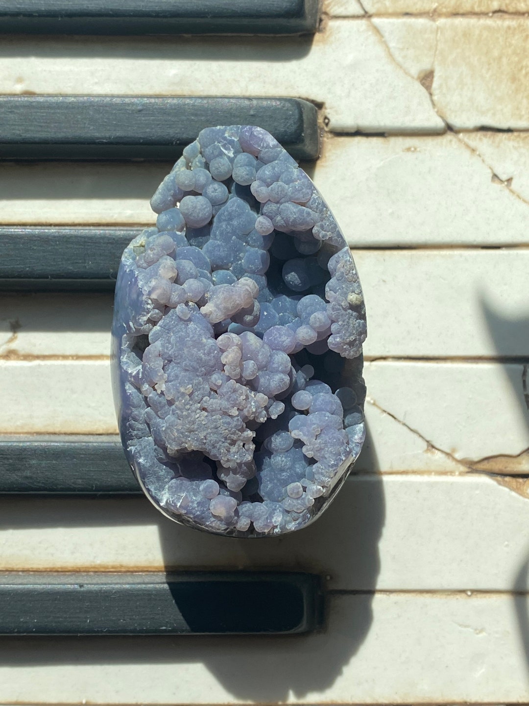 Grape Agate Egg/ Grape Agate Stone - Crystal Healing - Yoga ...