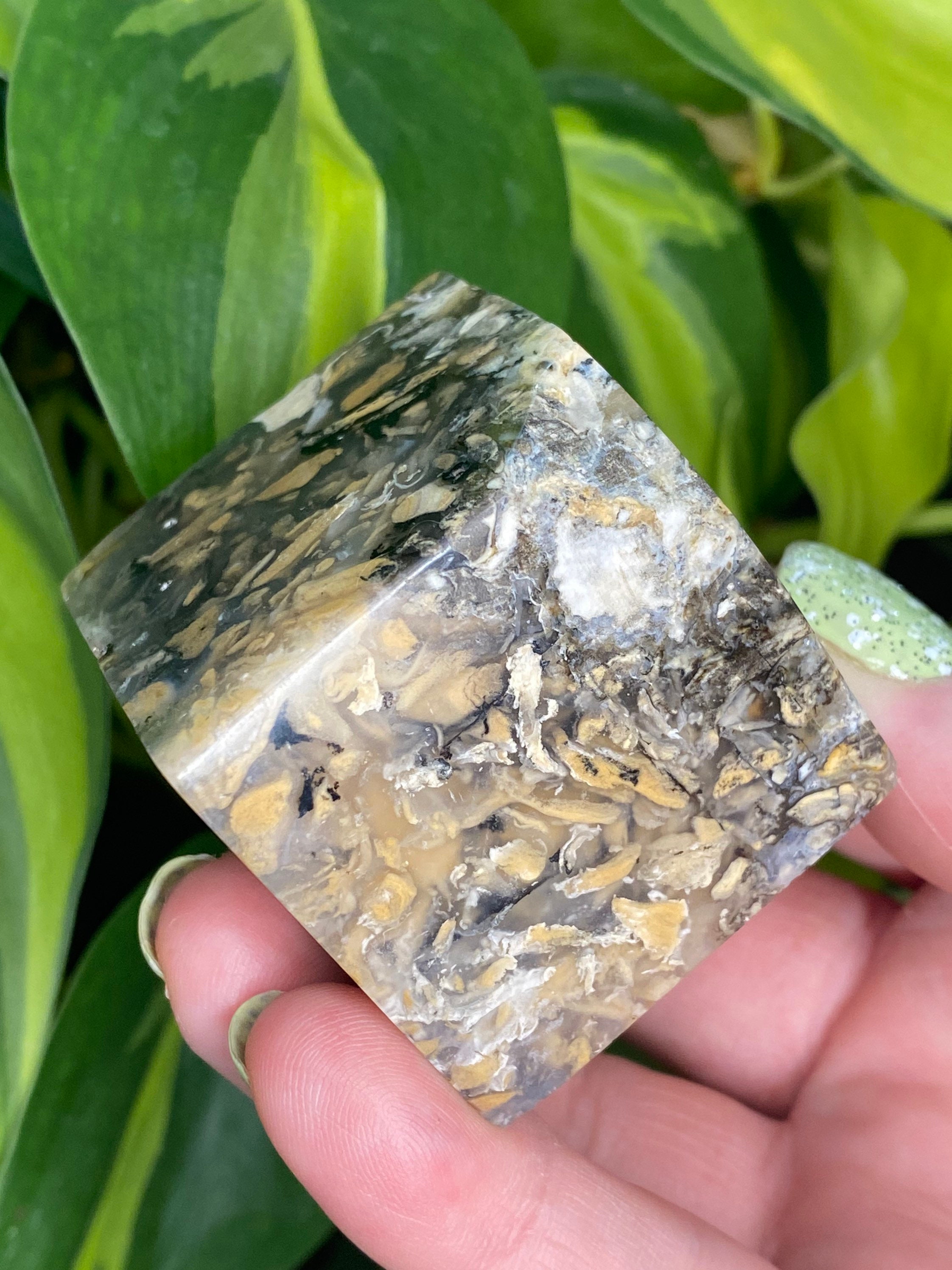 Palm Root Corner Standing Cube Healing Cube Healing Stone | Etsy